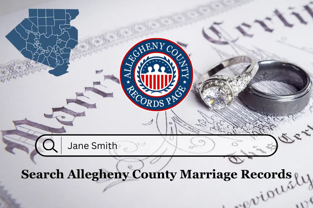 Find Free Allegheny County Marriage Records & Details
